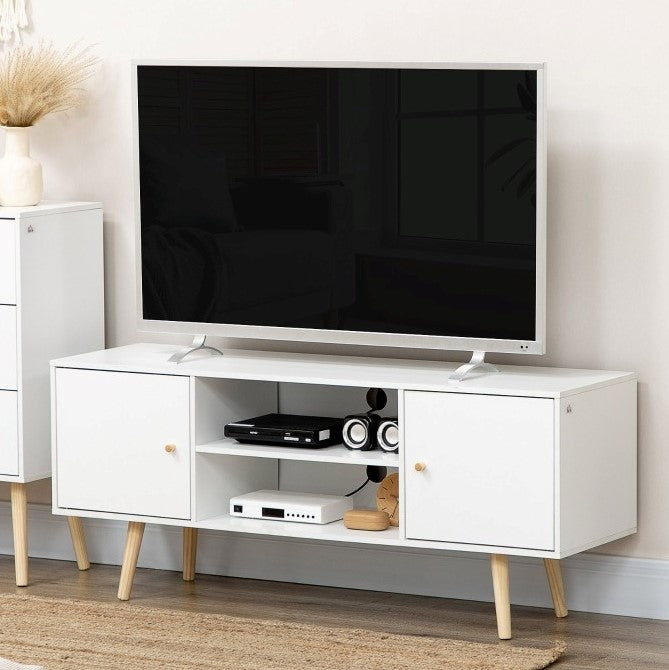 Minimalistic Media Console TV Cabinet Stand Entertainment Centre Unit ...