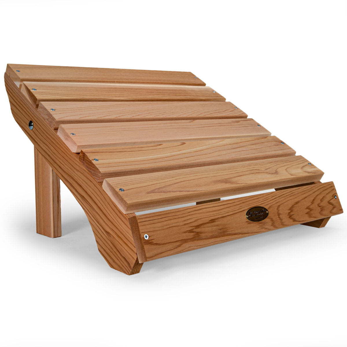 Canadian Made Cedar Ottoman Sloped Foot Leg Rest for Muskoka Adirondac ...