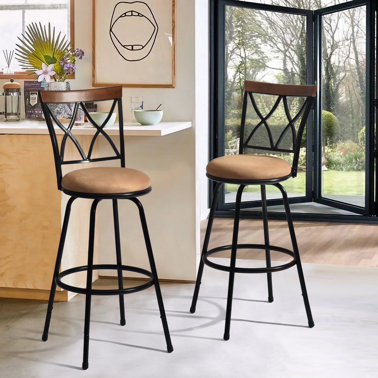 Wooden adjustable bar stools store