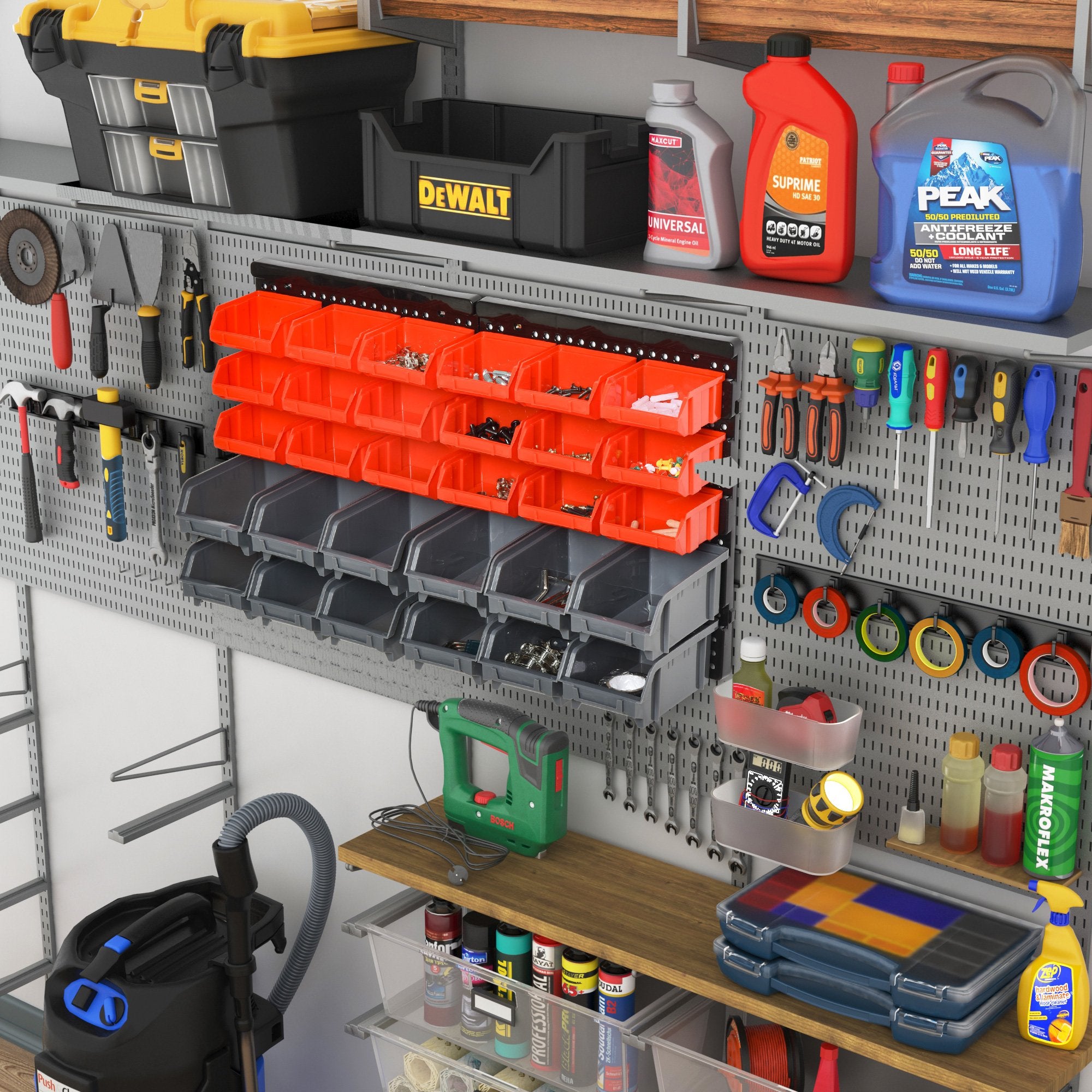 Wall Mounted Storage Bin System – Fab Finds Online